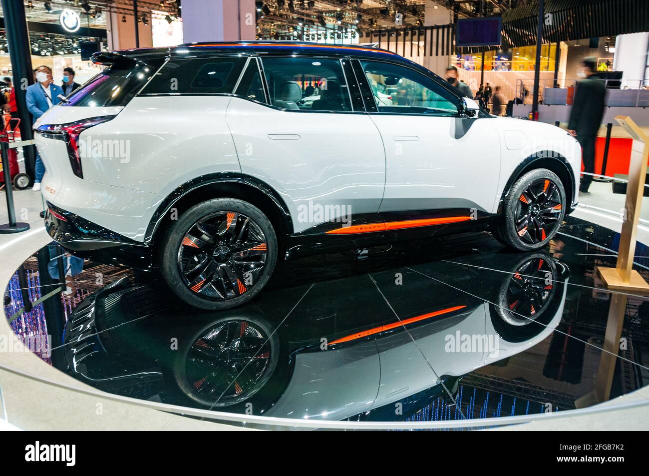 Hengchi 5 on display at the 2021 Shanghai Auto Show, China Stock Photo ...