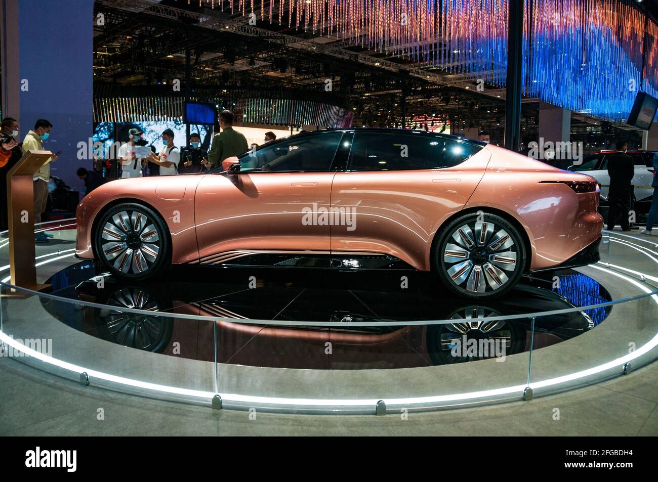 Hengchi 1 on display at the 2021 Shanghai Auto Show, China Stock Photo ...