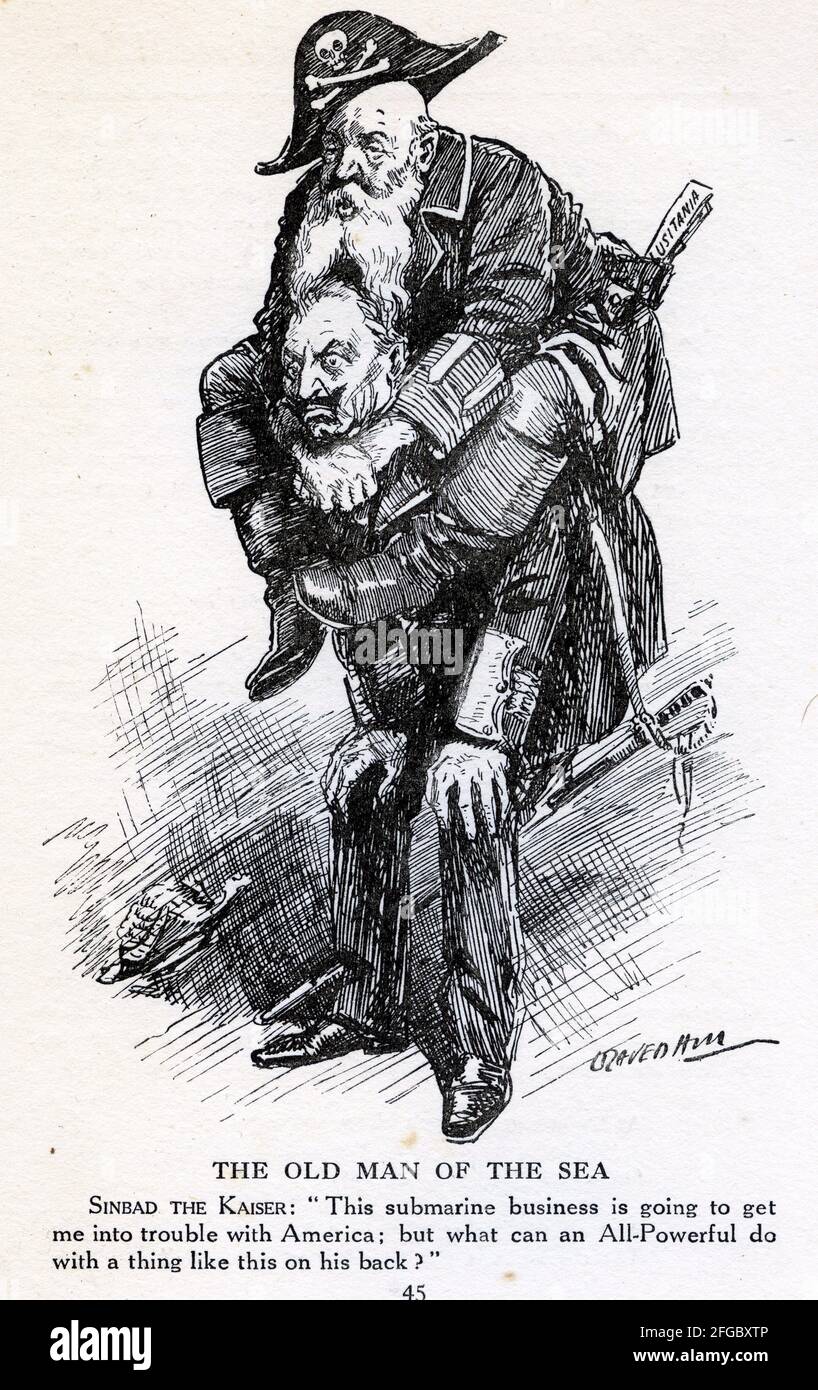 Punch magazine cartoon 1918 hi-res stock photography and images - Alamy