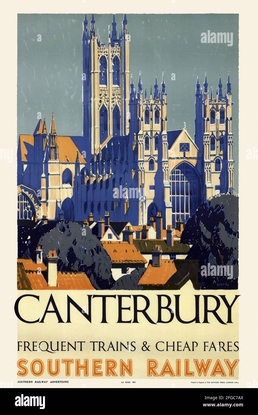 Great southern railways poster hi-res stock photography and images - Alamy