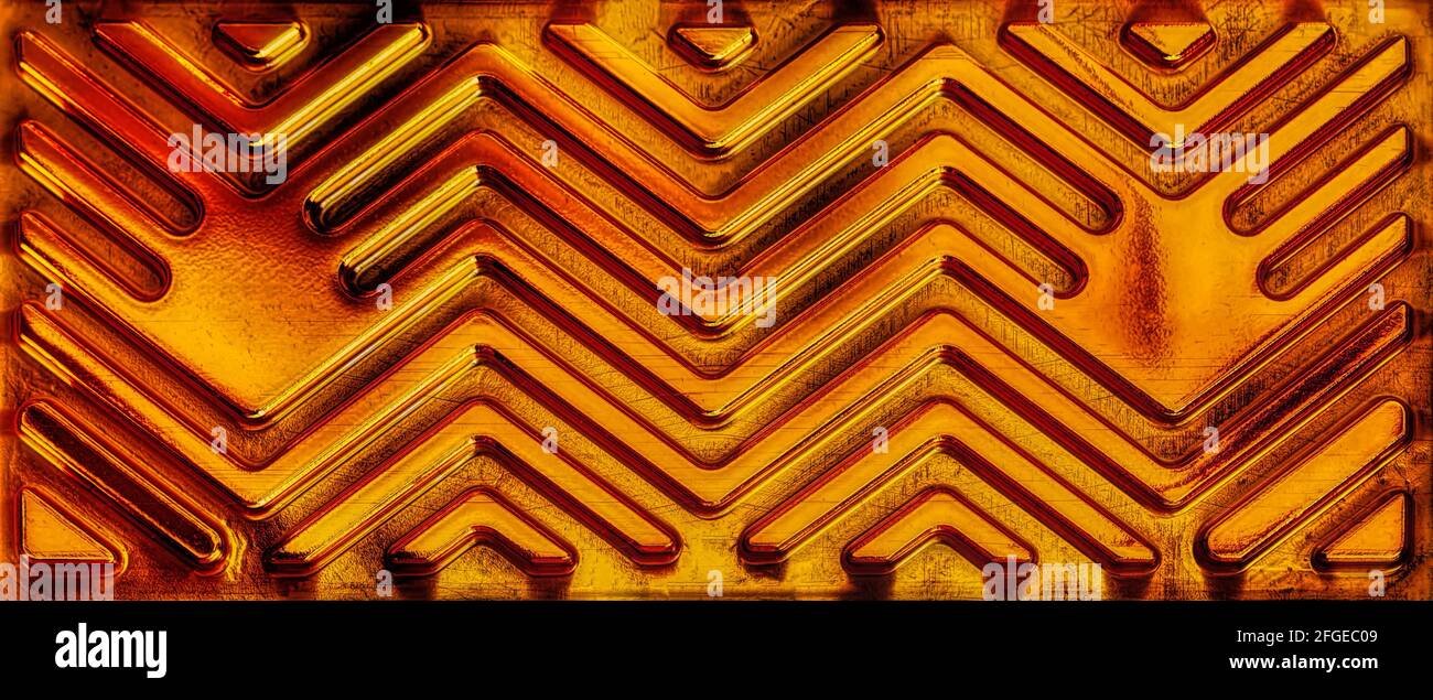 abstract plastic golden shapes texture Stock Photo - Alamy