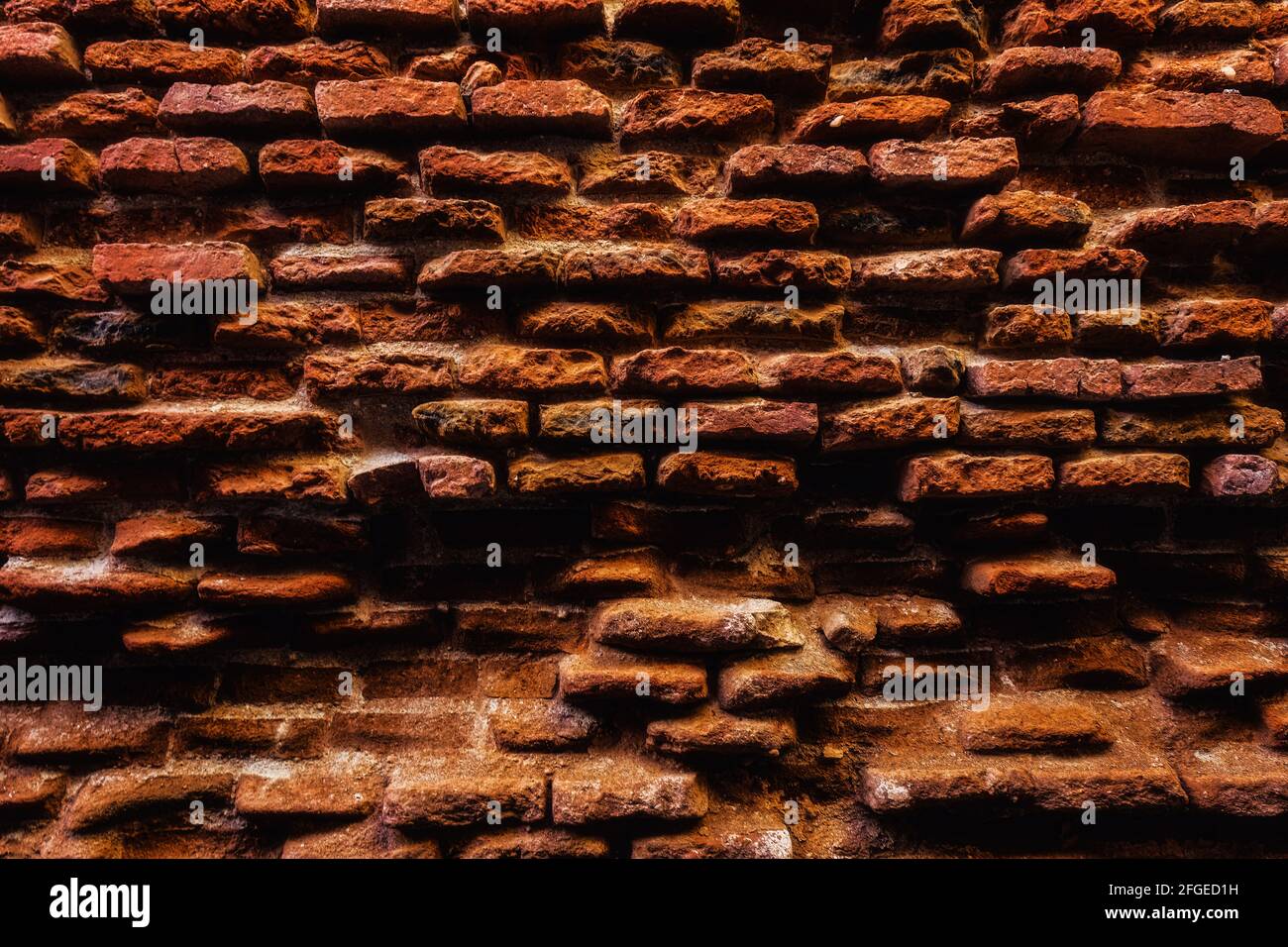 old red bricks wall background Stock Photo - Alamy