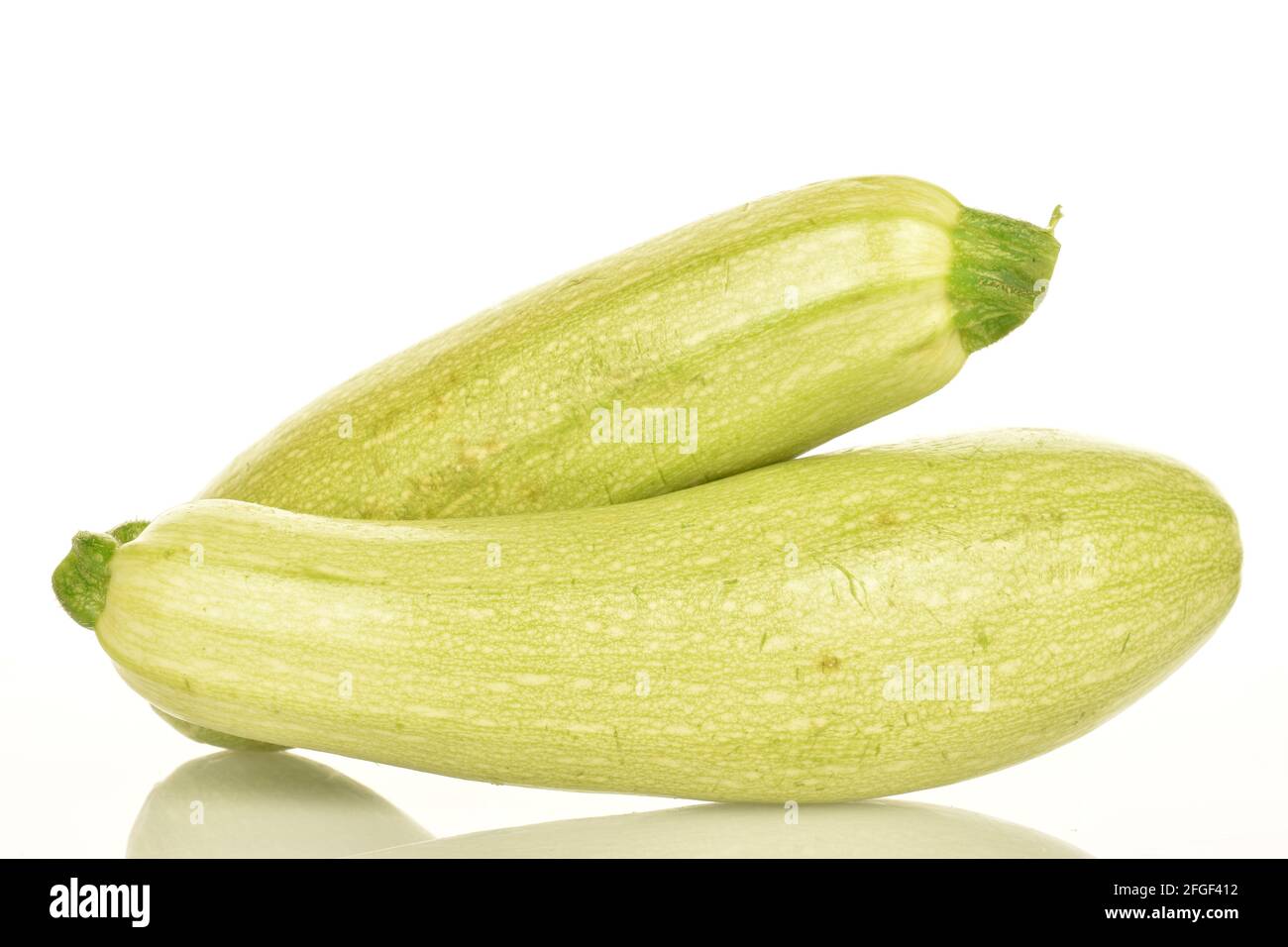 Two green zucchini close hi-res stock photography and images - Alamy