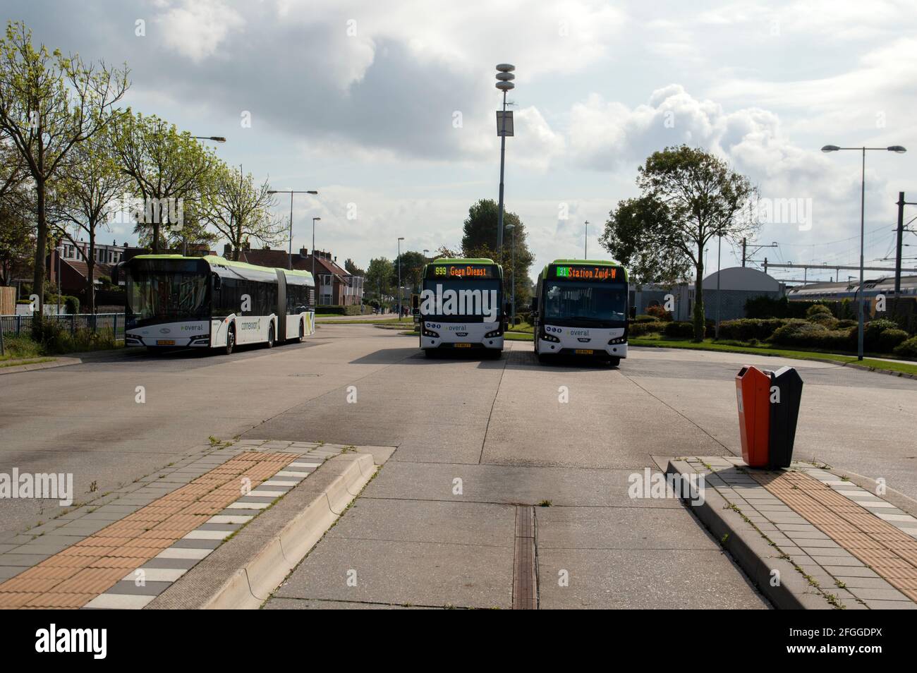 Buses At The Bus Station At Den Helder The Netherlands 23-9-2019 Stock ...
