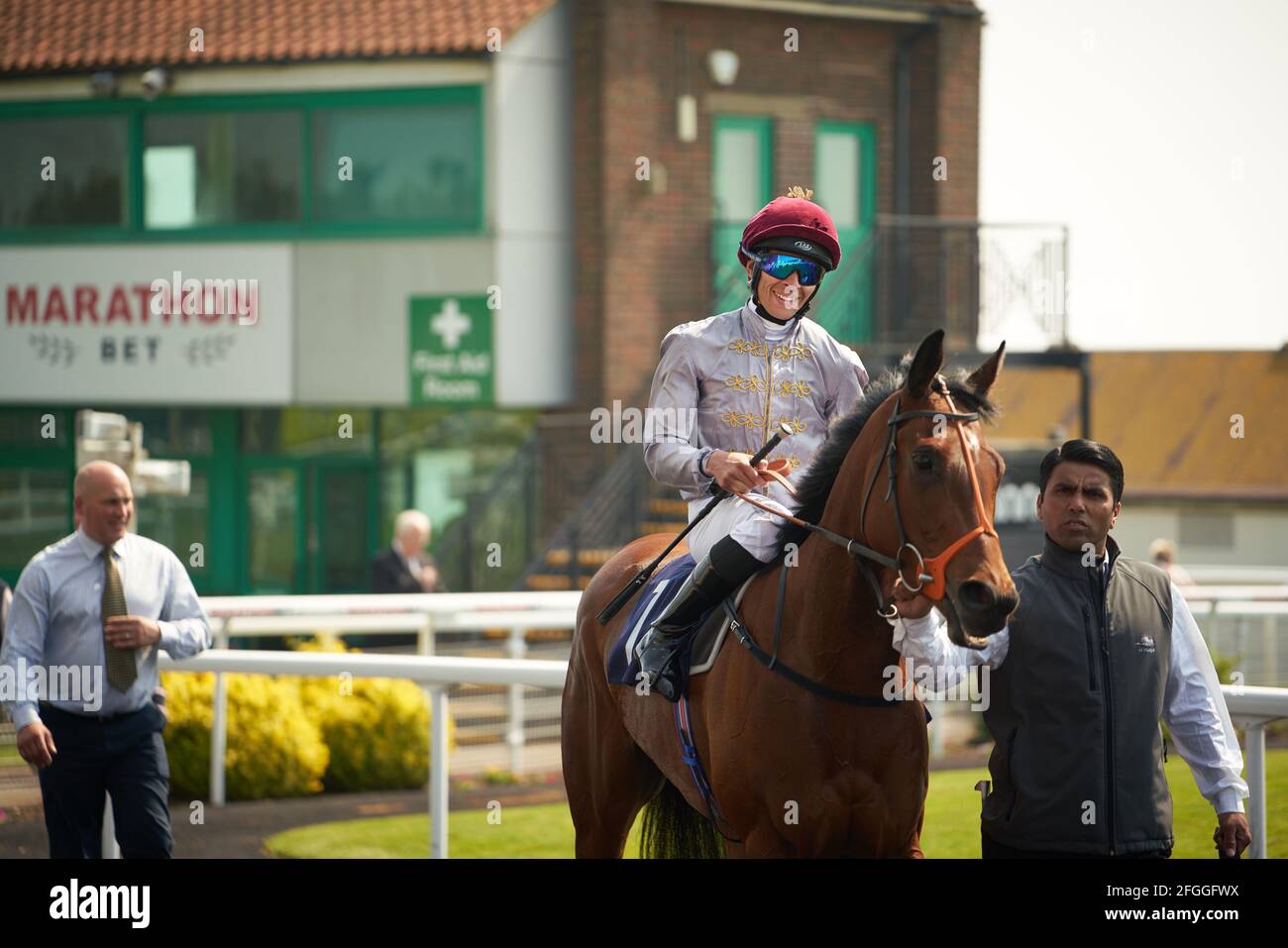 Jockey Sean Levey, the first black jockey to win a British classic race ...