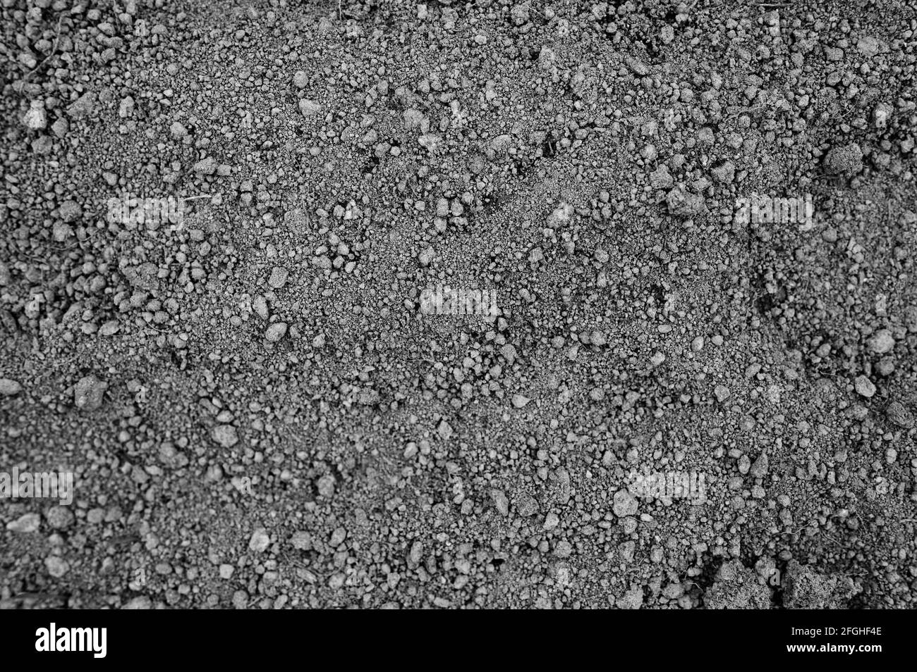 Soil ready for planting Black and White Stock Photos & Images - Alamy