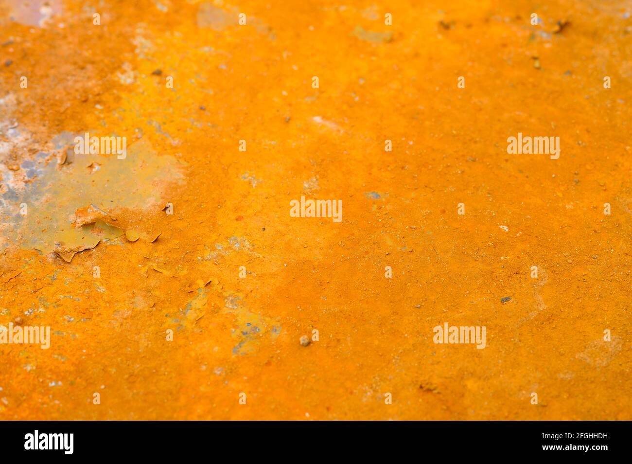 background with rust. surface of yellow brown rusty metal. rusty iron ...