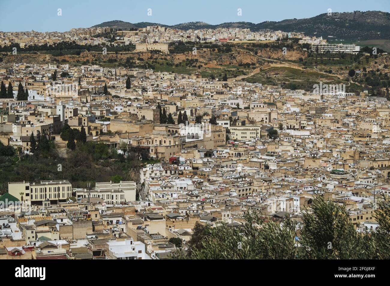 Aerial view of fez el bali hi-res stock photography and images - Alamy