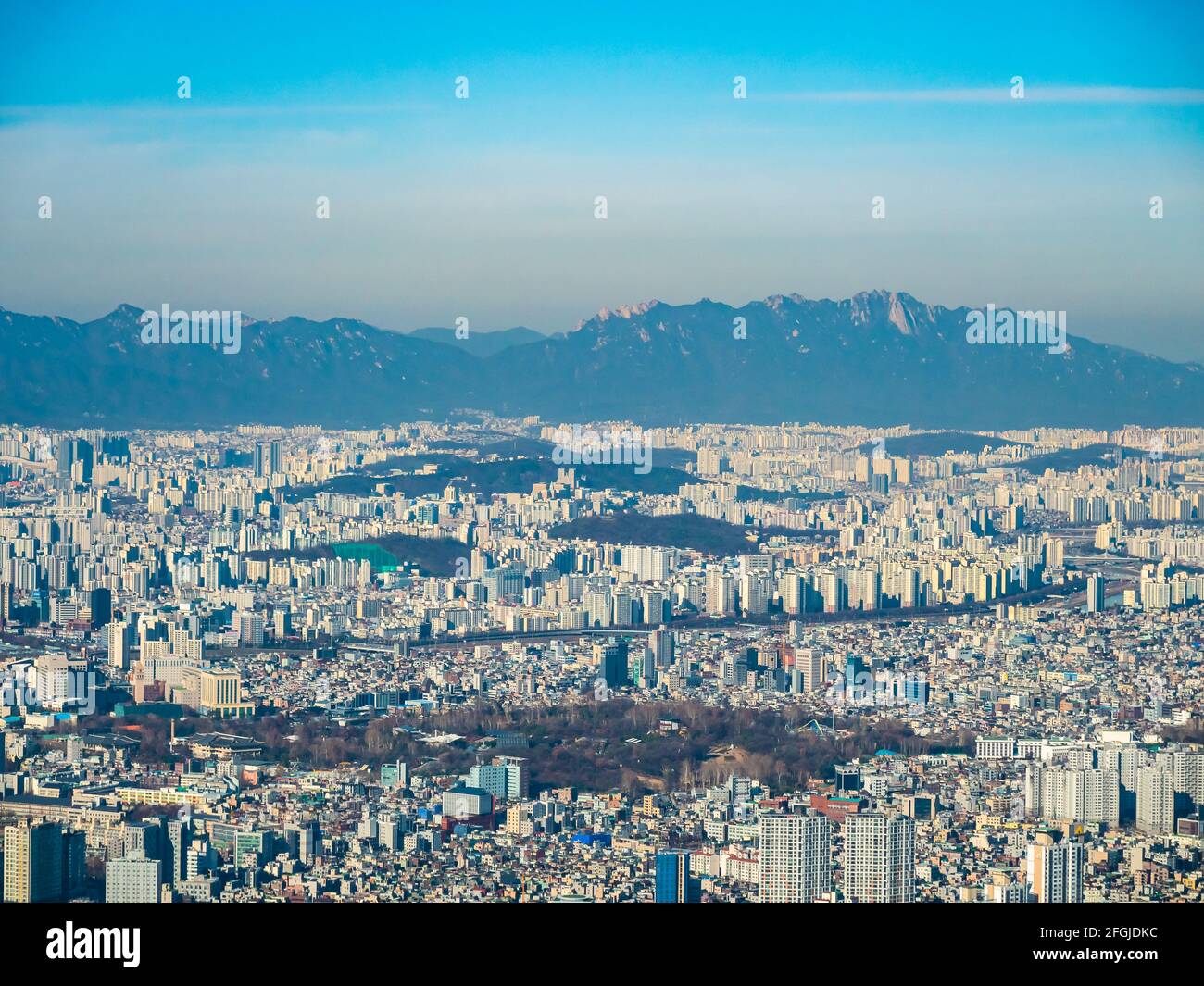 Seoul aerial view hi-res stock photography and images - Alamy