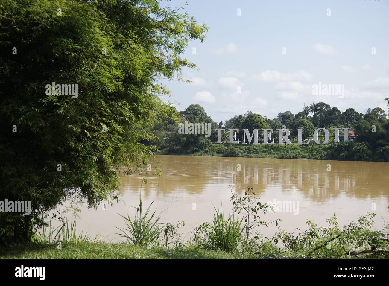 Pahang river in Temerloh Stock Photo - Alamy