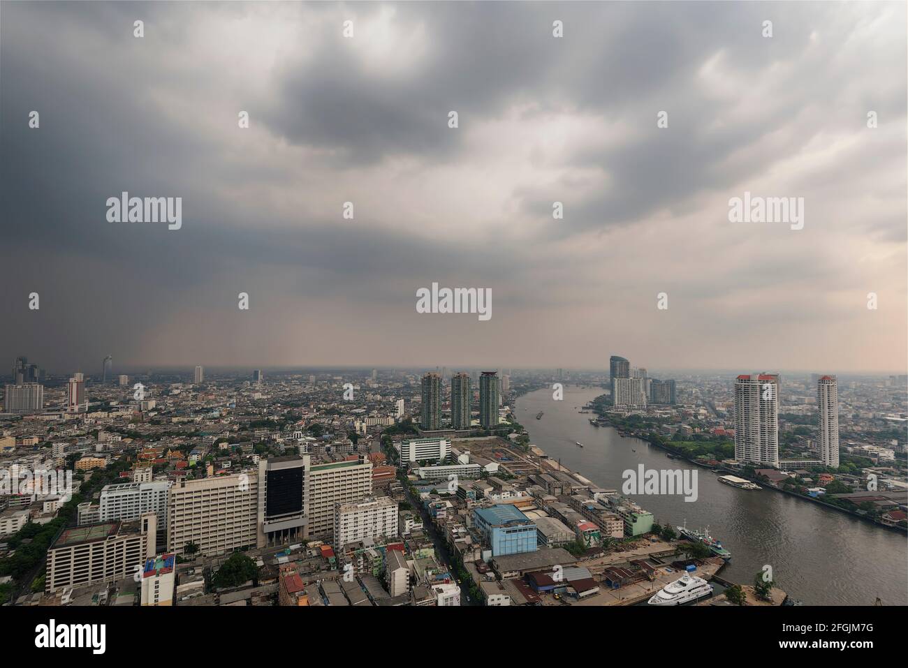 Bangkok Cityscape dusk day Stock Photo - Alamy