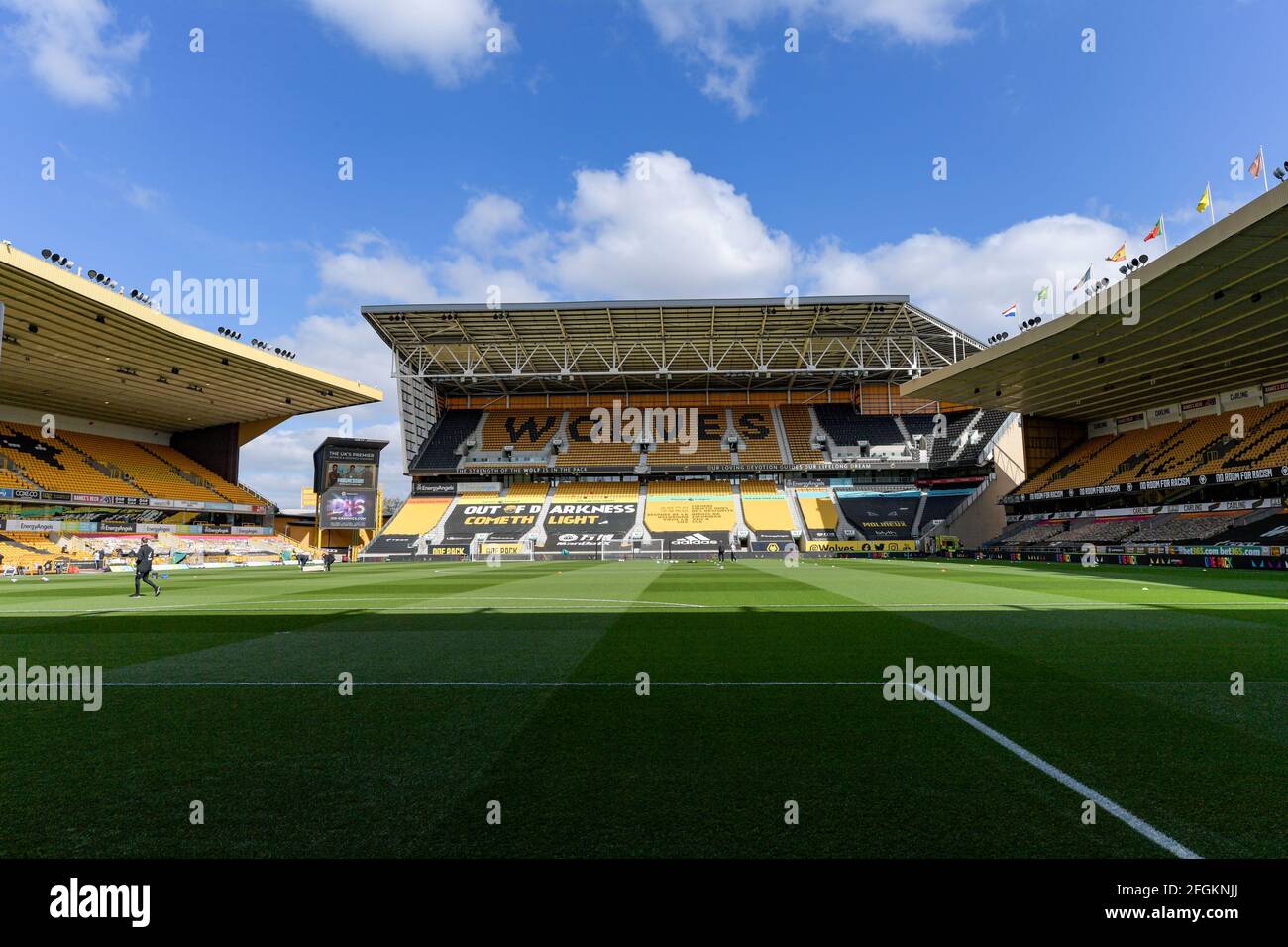 A general view of Molineux, the home of Wolverhampton Wanderers Stock ...