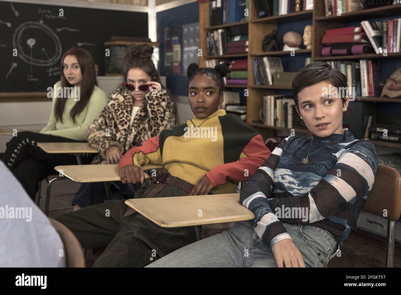 CAILEE SPAENY, LOVIE SIMONE, ZOEY LUNA and GIDEON ADLON in CRAFT, THE ...