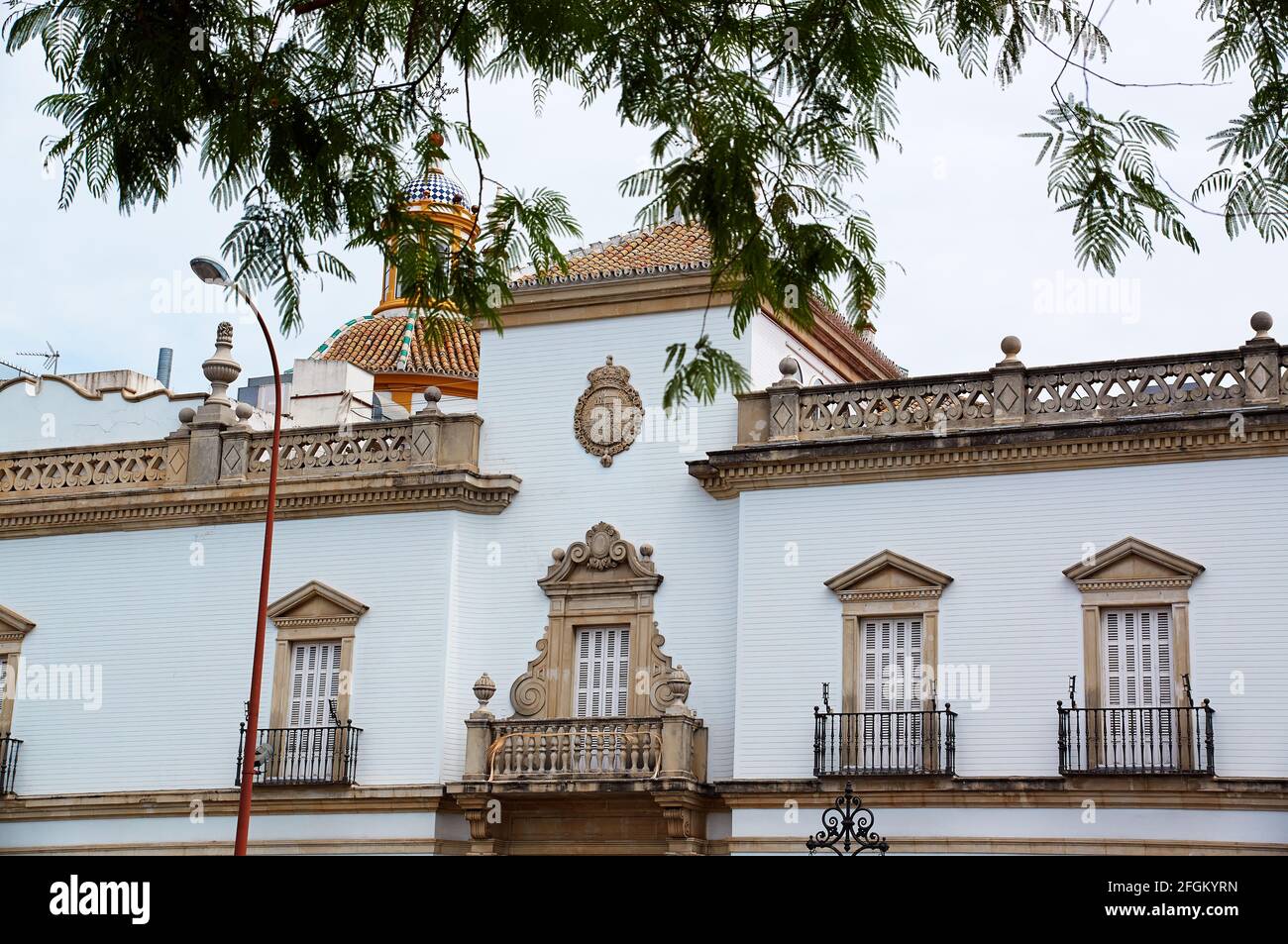 Historic buildings and monuments of Seville, Spain. Architectural ...