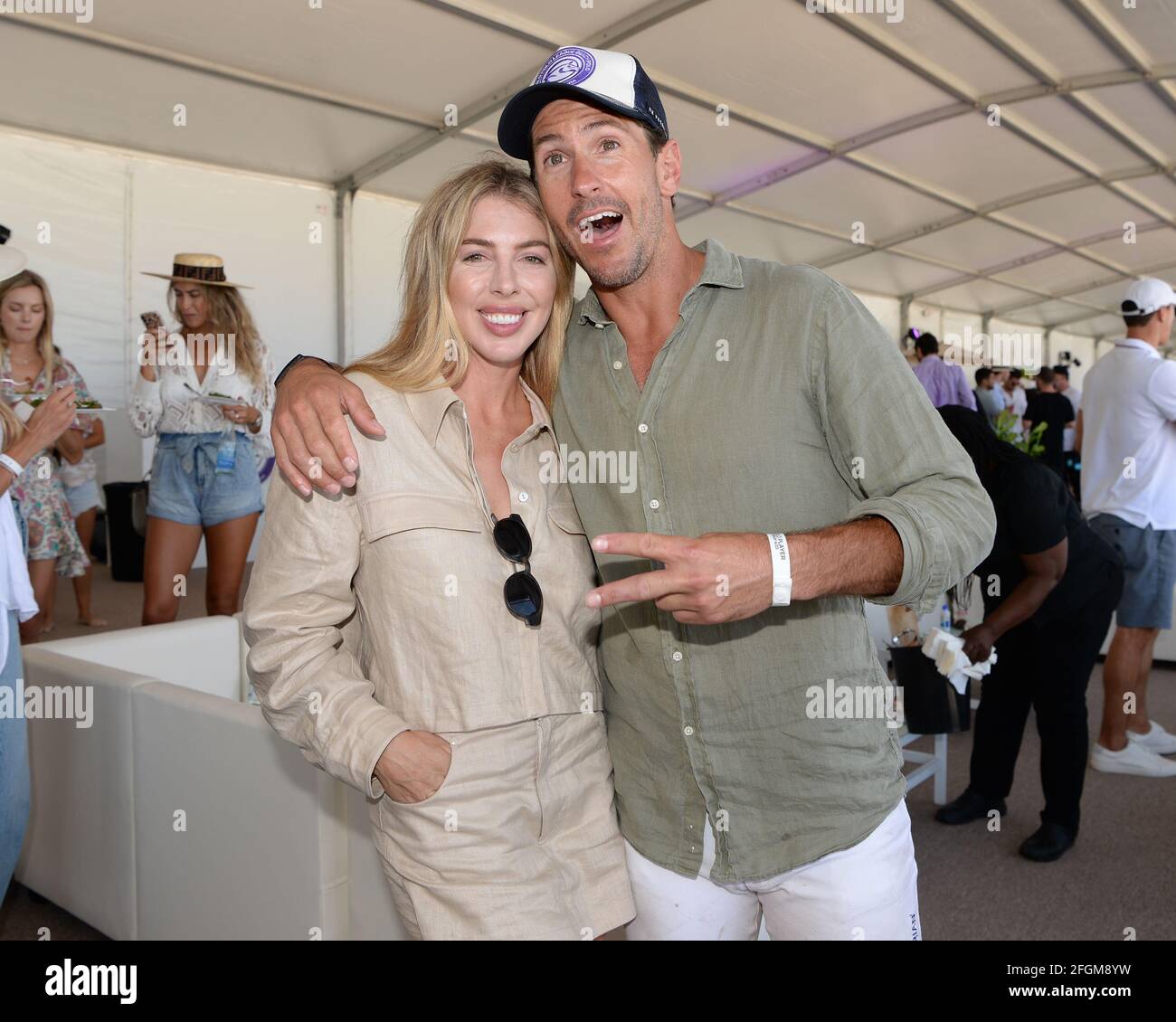 Miami Beach, FL, USA. 24th Apr, 2021. Hannah Margaret Selleck and Nic ...