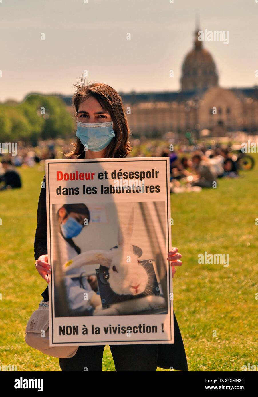 Against animal testing hi-res stock photography and images - Alamy