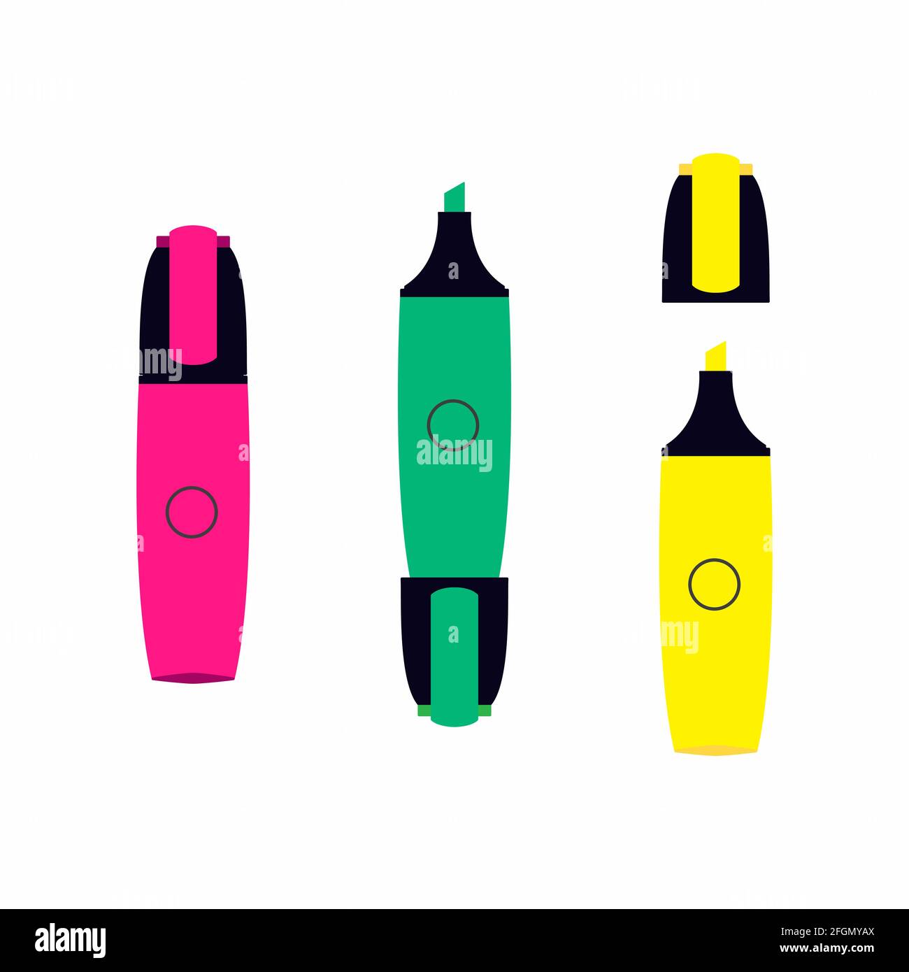 Felt tip effect Stock Vector Images - Alamy