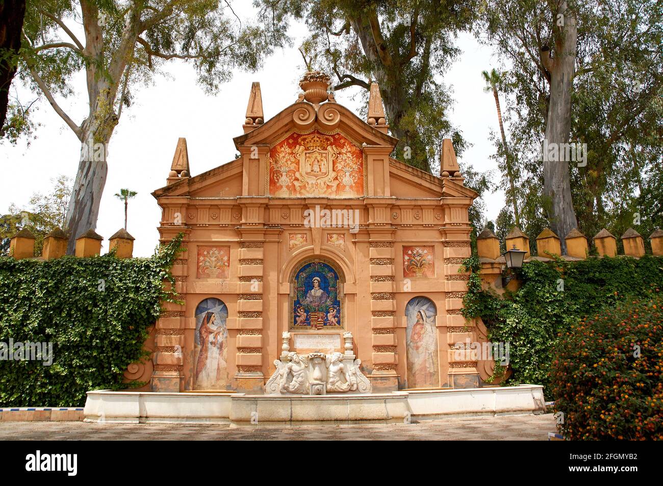 Historic buildings and monuments of Seville, Spain. Architectural ...