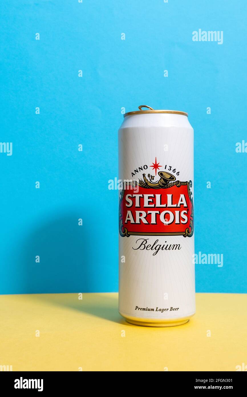 Can of stella hi-res stock photography and images - Alamy