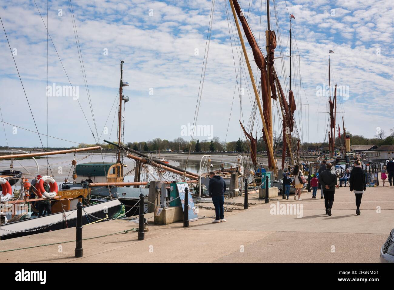 Maldon waterfront hythe quay england hi-res stock photography and ...