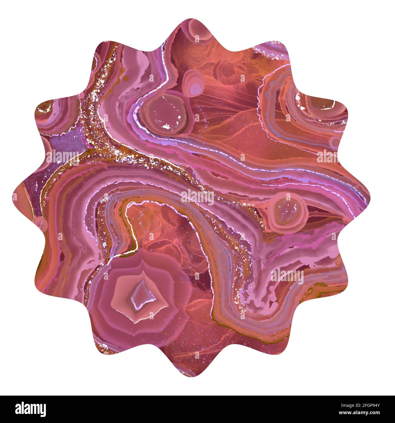 Modern art painting fluid Cut Out Stock Images & Pictures - Alamy