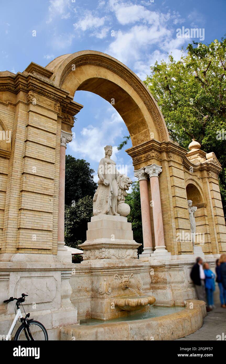 Historic buildings and monuments of Seville, Spain. Architectural ...