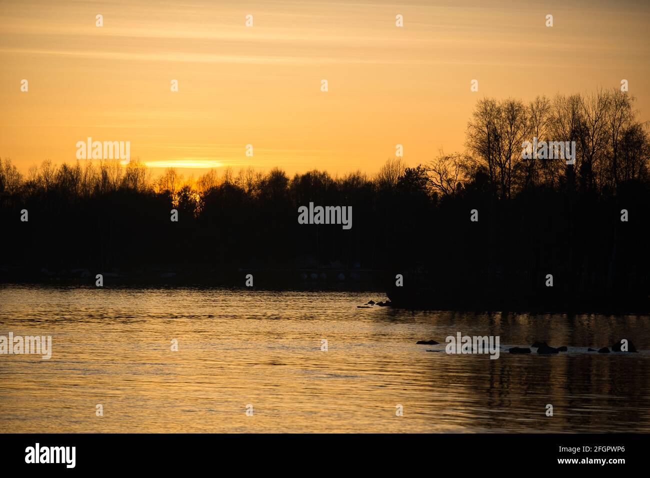 Sunset oulu hi-res stock photography and images - Alamy