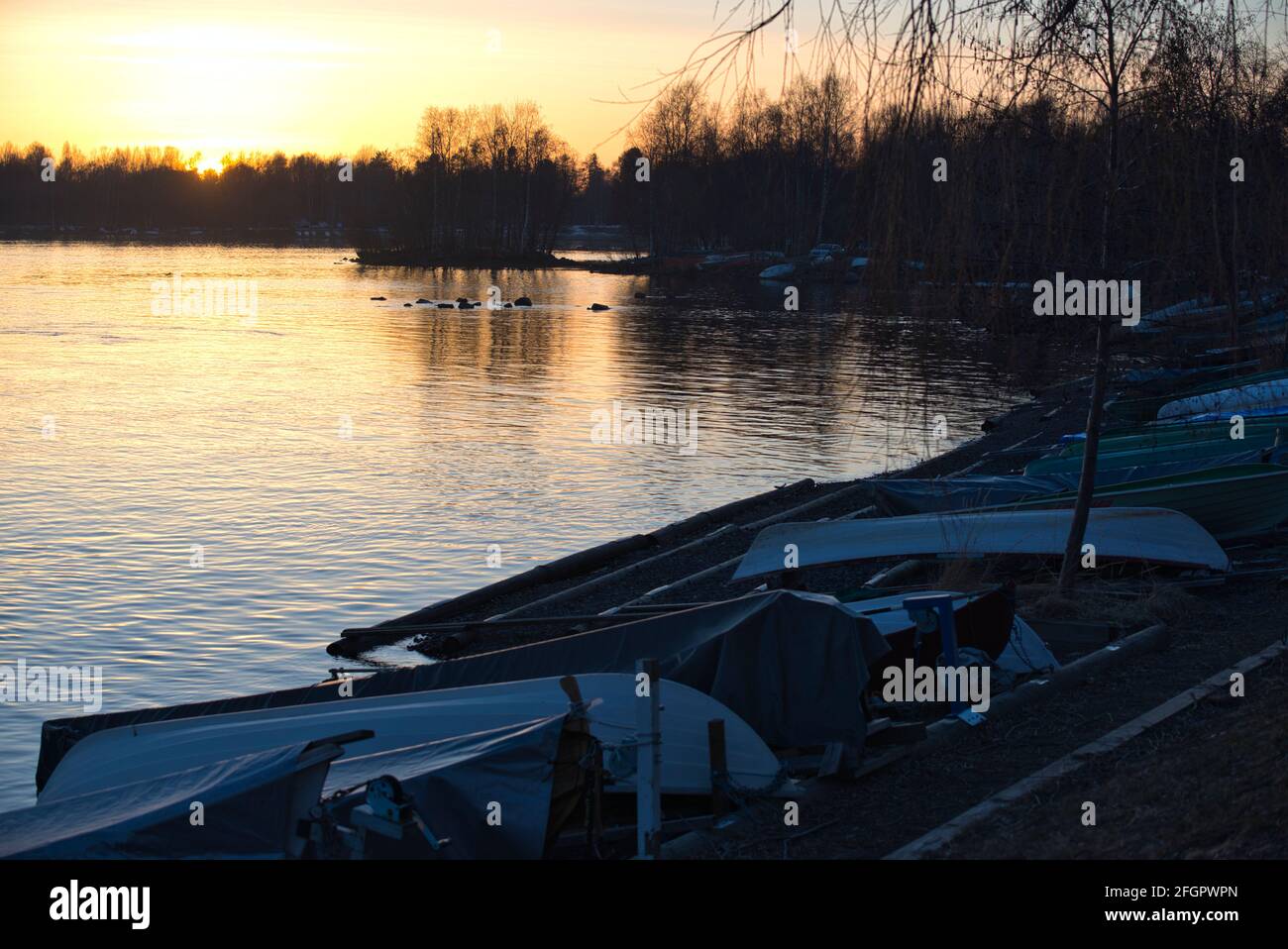 Sunset oulu hi-res stock photography and images - Alamy