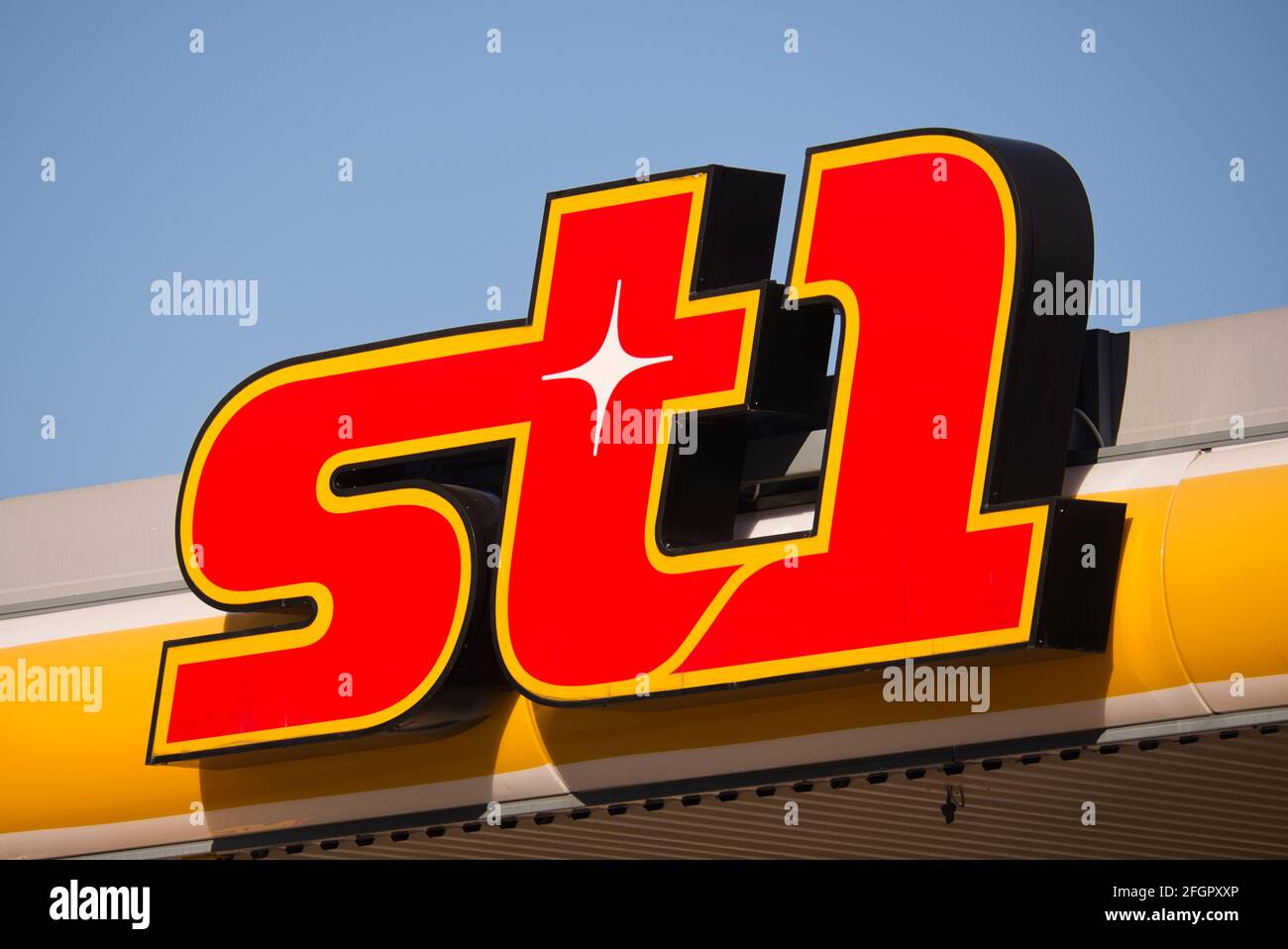 St1 sign hi-res stock photography and images - Alamy