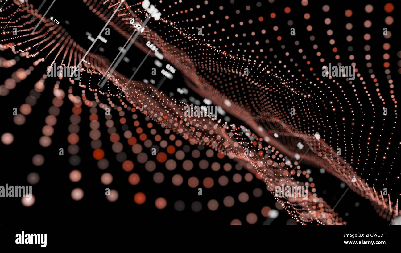 Big Data Visualization. Abstract structure Stock Photo - Alamy