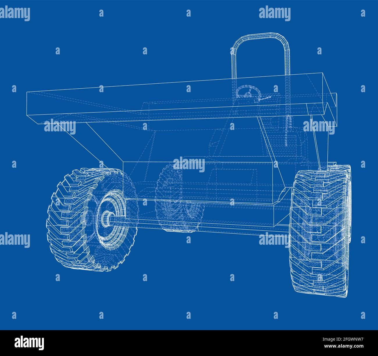Dumper Truck. Vector Stock Vector Image & Art - Alamy