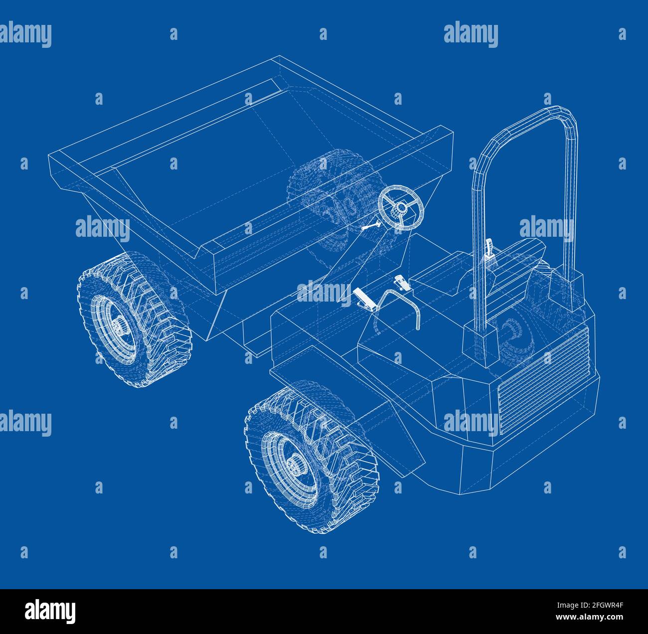 Dumper Truck. Vector Stock Vector Image & Art - Alamy