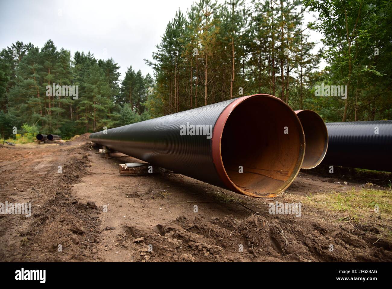 LNG pipeline construction project for global exports of natural gas ...