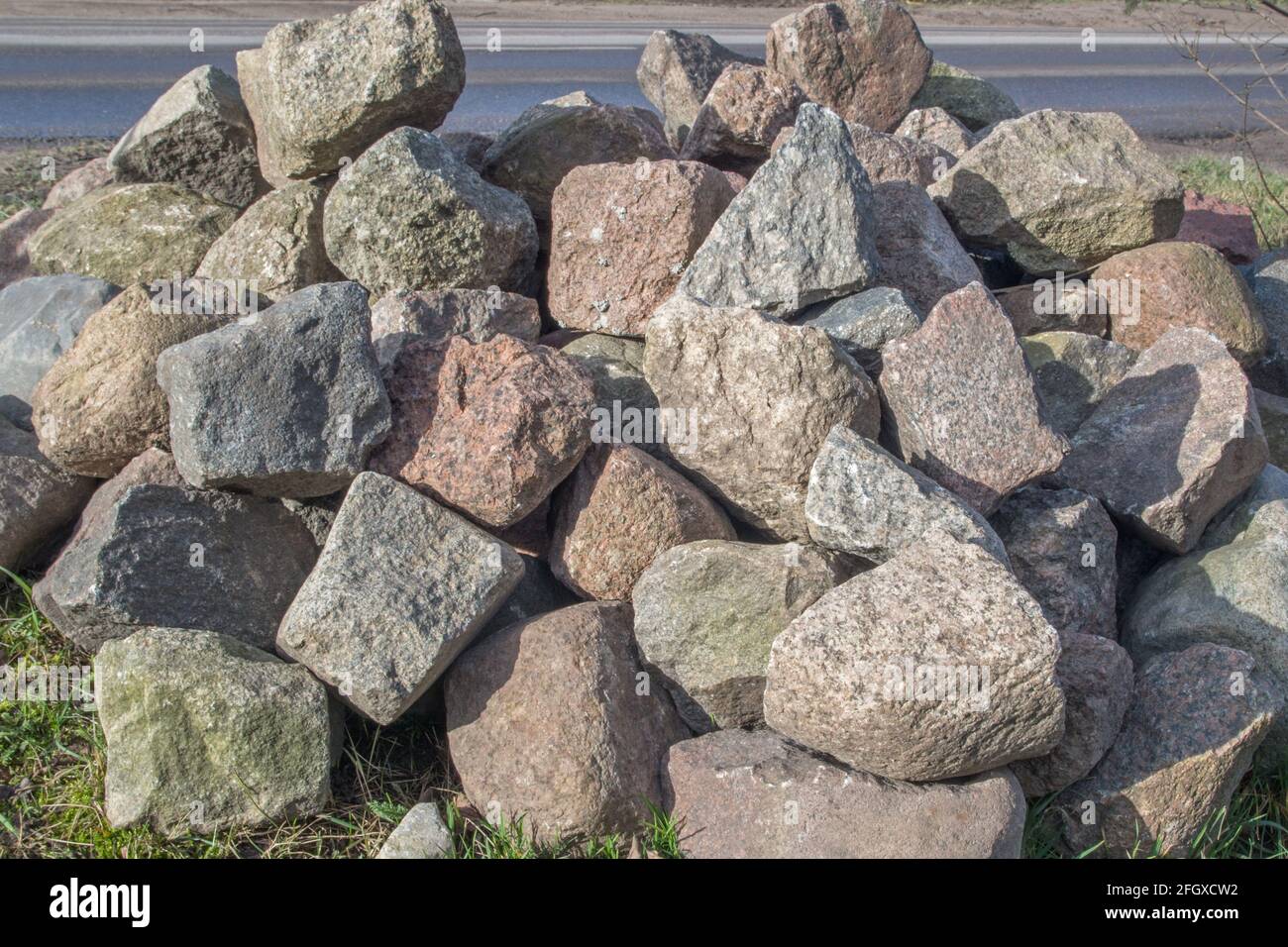 Brown Shiny Rock Sharp Edges