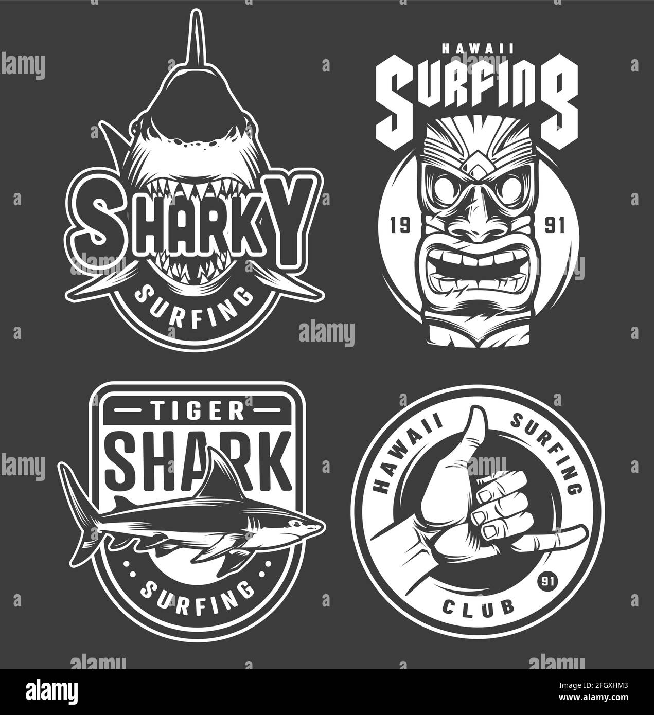 Shaka Logo High Resolution Stock Photography and Images - Alamy