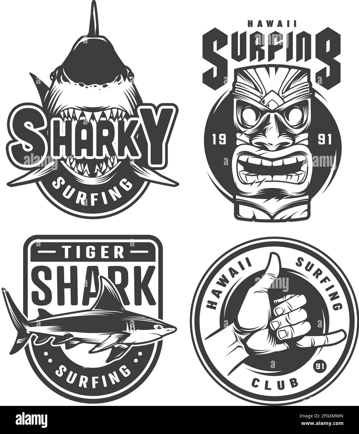 Shaka Logo High Resolution Stock Photography and Images - Alamy