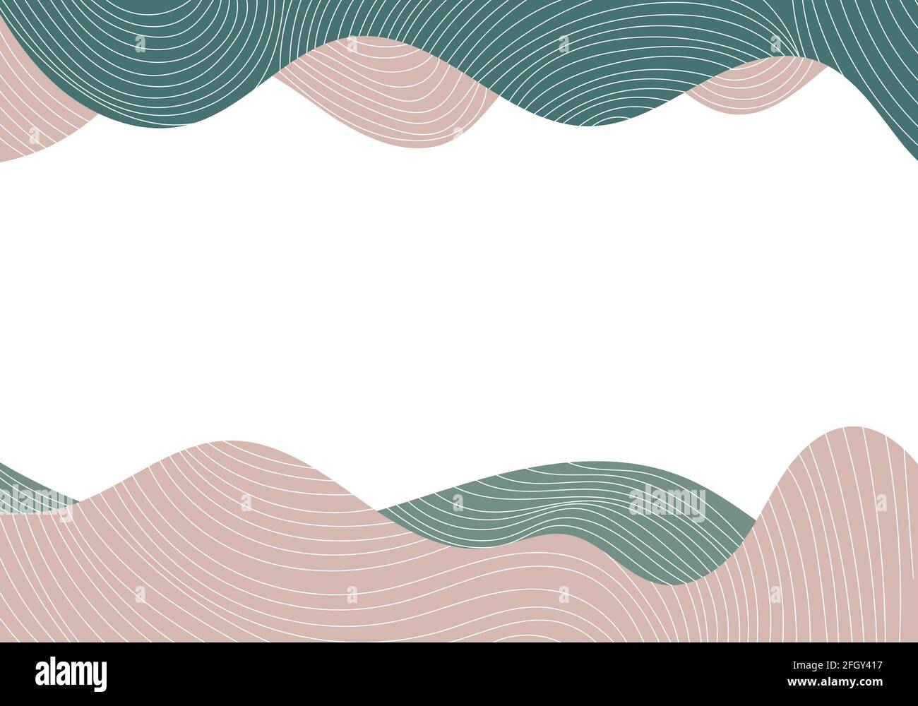 Abstract template design wave shape with curved line pattern texture on ...