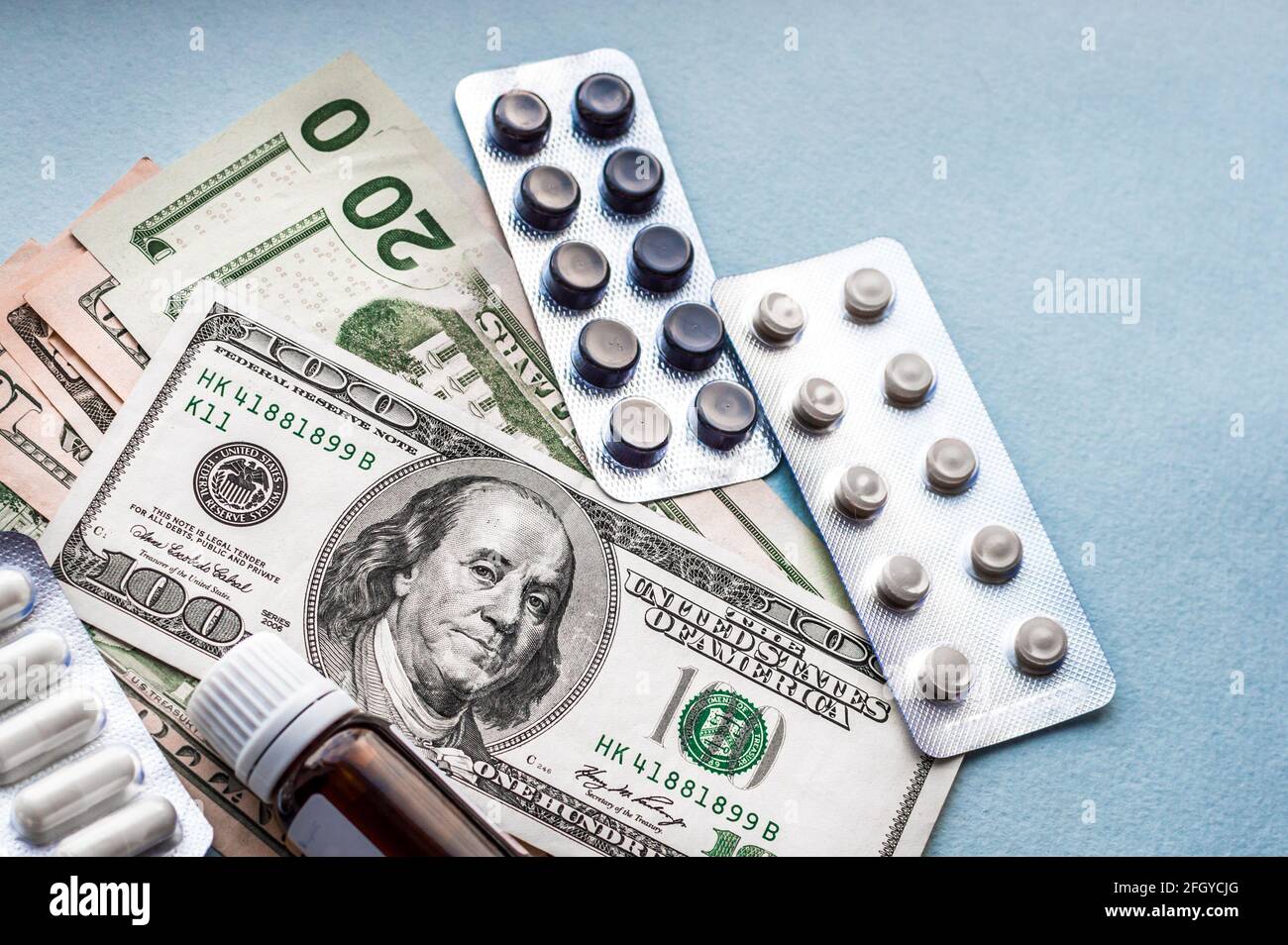 Cure for cancer. Expensive treatment. Concept Stock Photo - Alamy