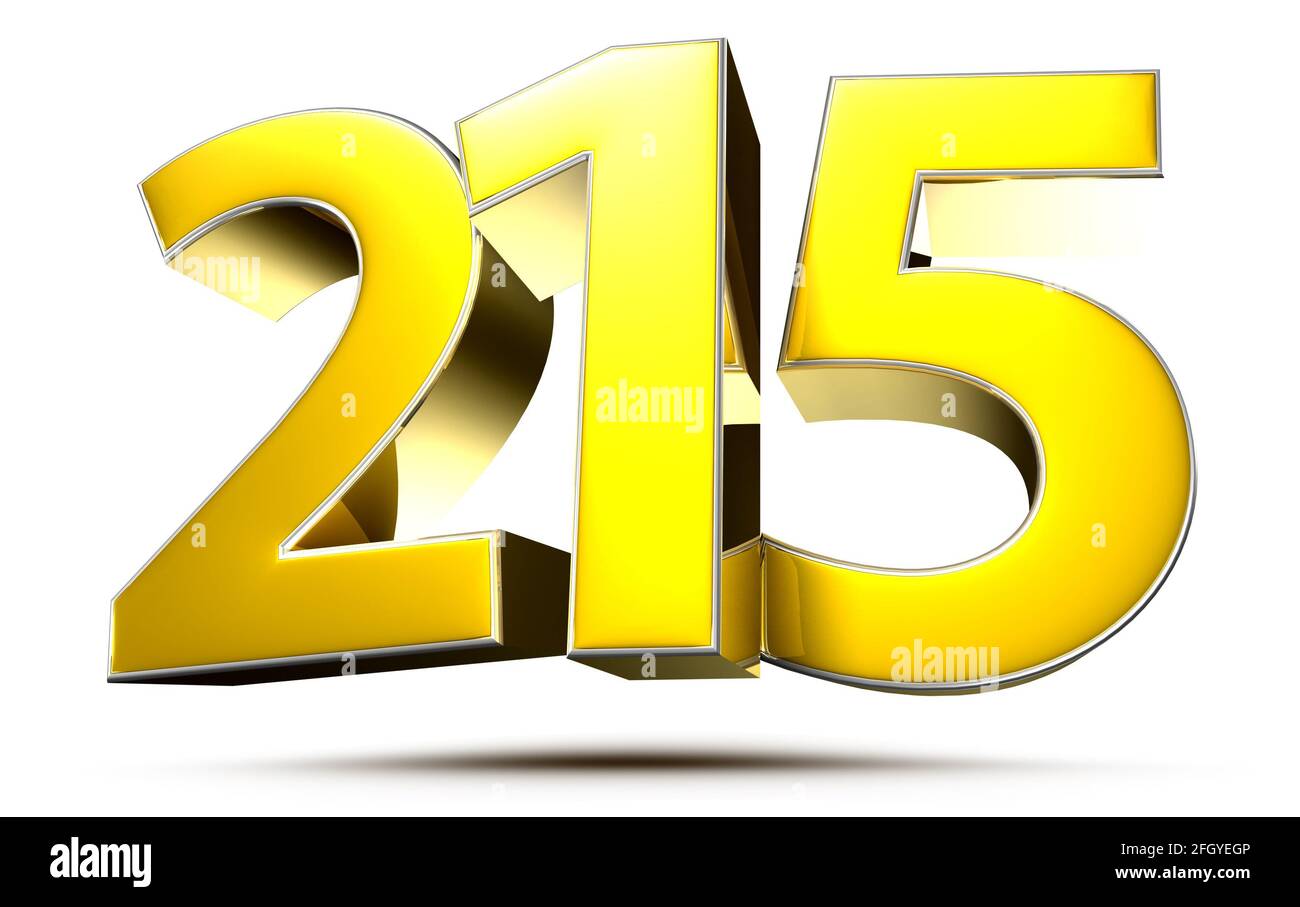 3d number 215 hi-res stock photography and images - Alamy