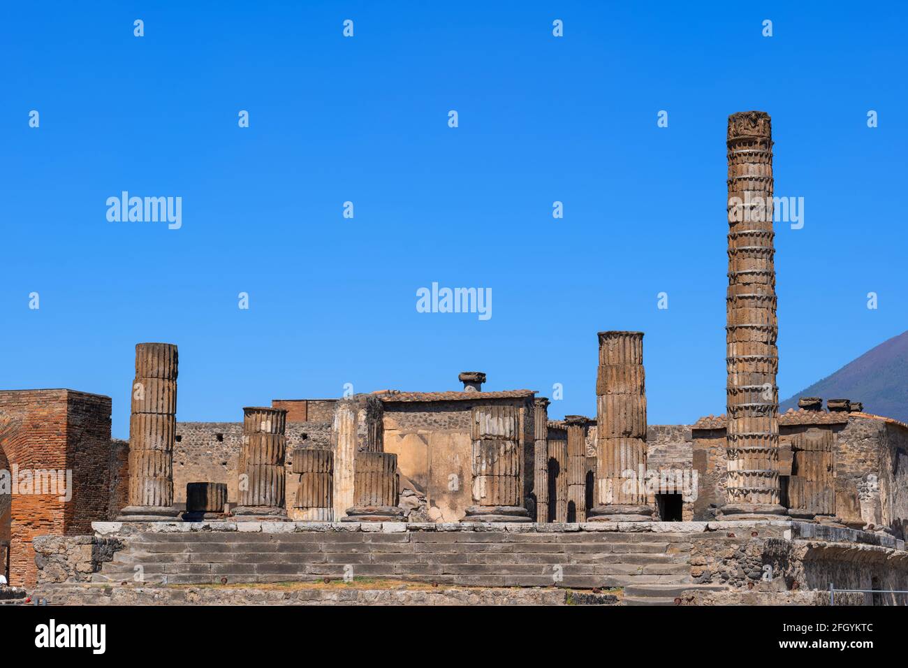 Temple of Jupiter (Capitolium, Temple of the Capitoline Triad) ruins in ...