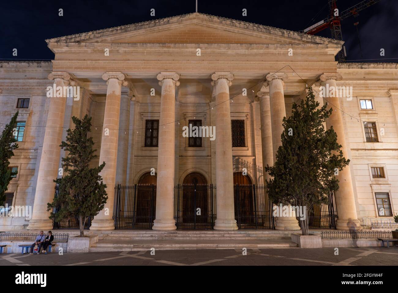 Valletta law courts building hi-res stock photography and images - Alamy