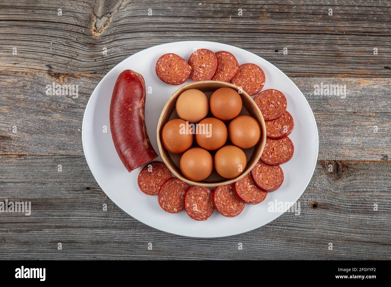 Turkish sausage (Turkish name; Turkish sucuk). Turkish sausage kangal ...