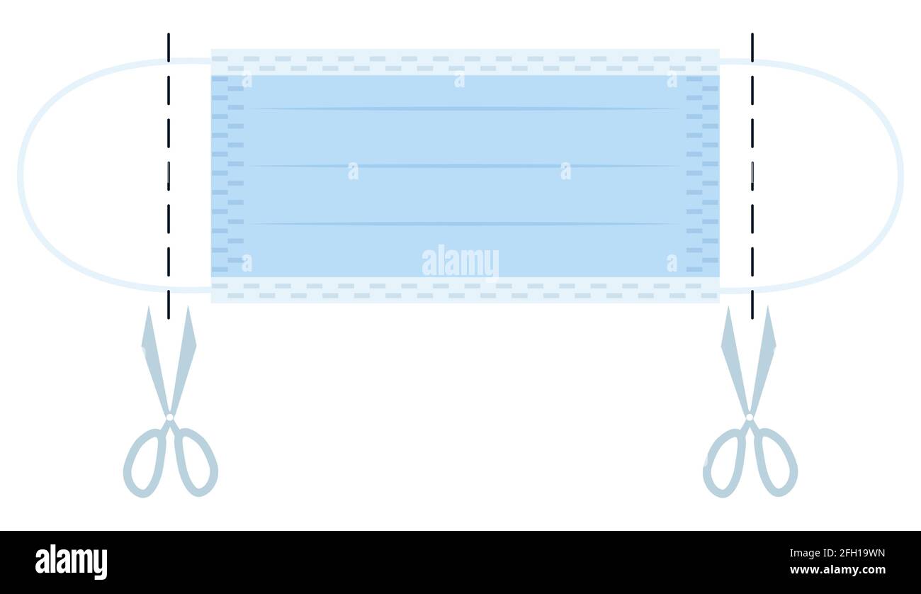 Throwing mask away Stock Vector Images - Alamy