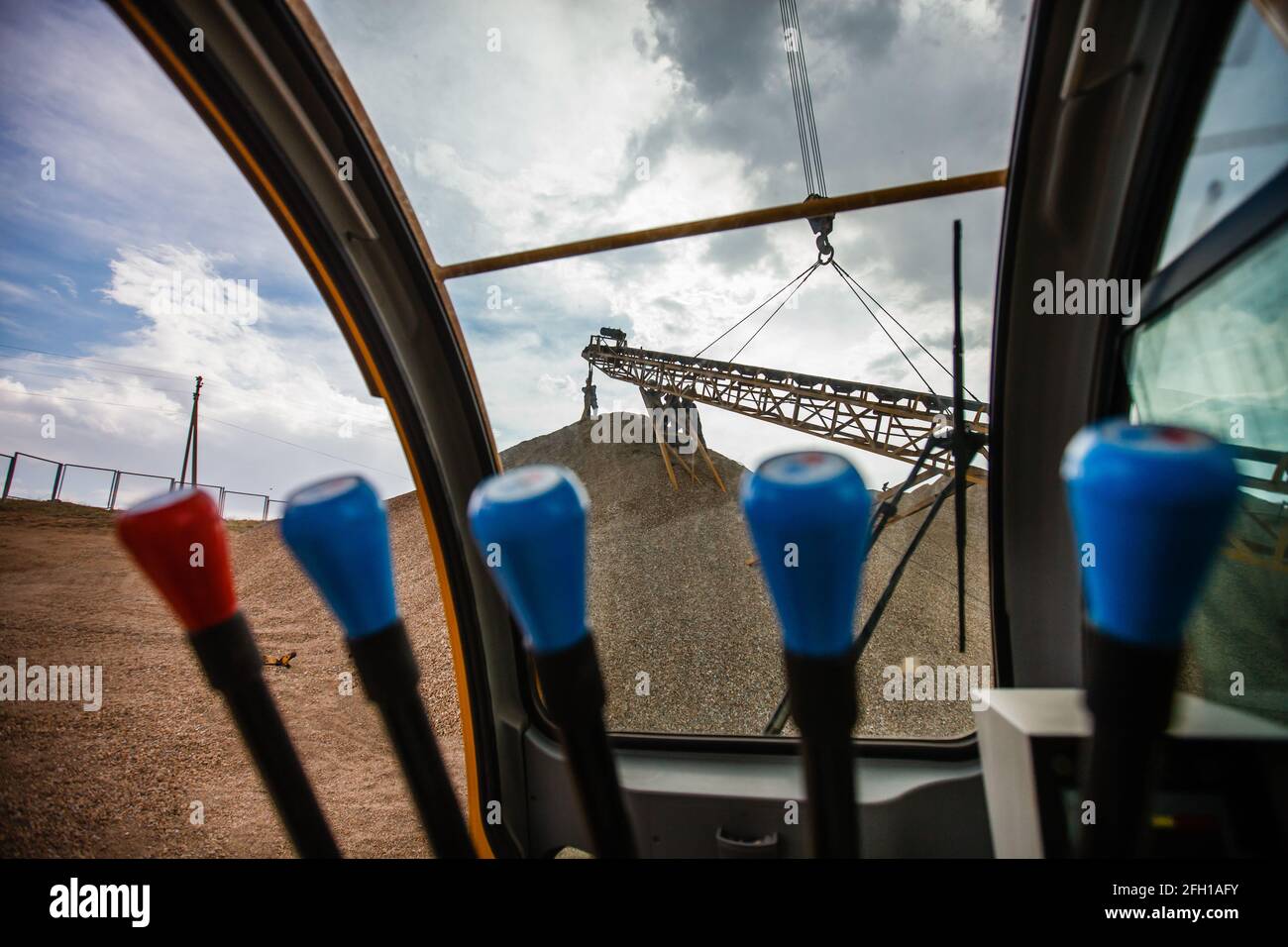 Extraction of gold ore. Mining and processing plant Altynalmas ...