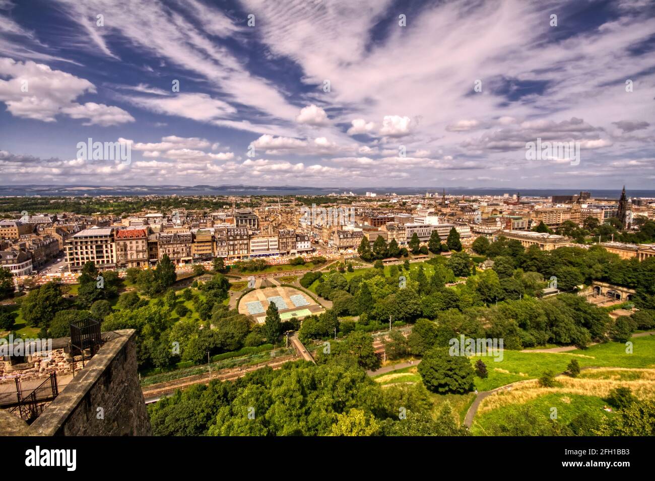 Scottish flag pattern in the clouds hi-res stock photography and images ...