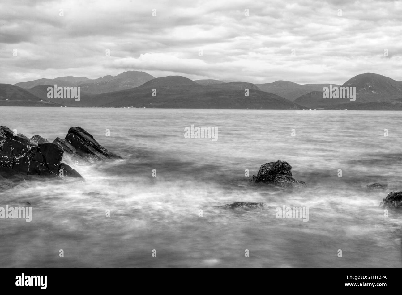 The Sleeping Warrior, Aaron Island, Scotland Stock Photo - Alamy