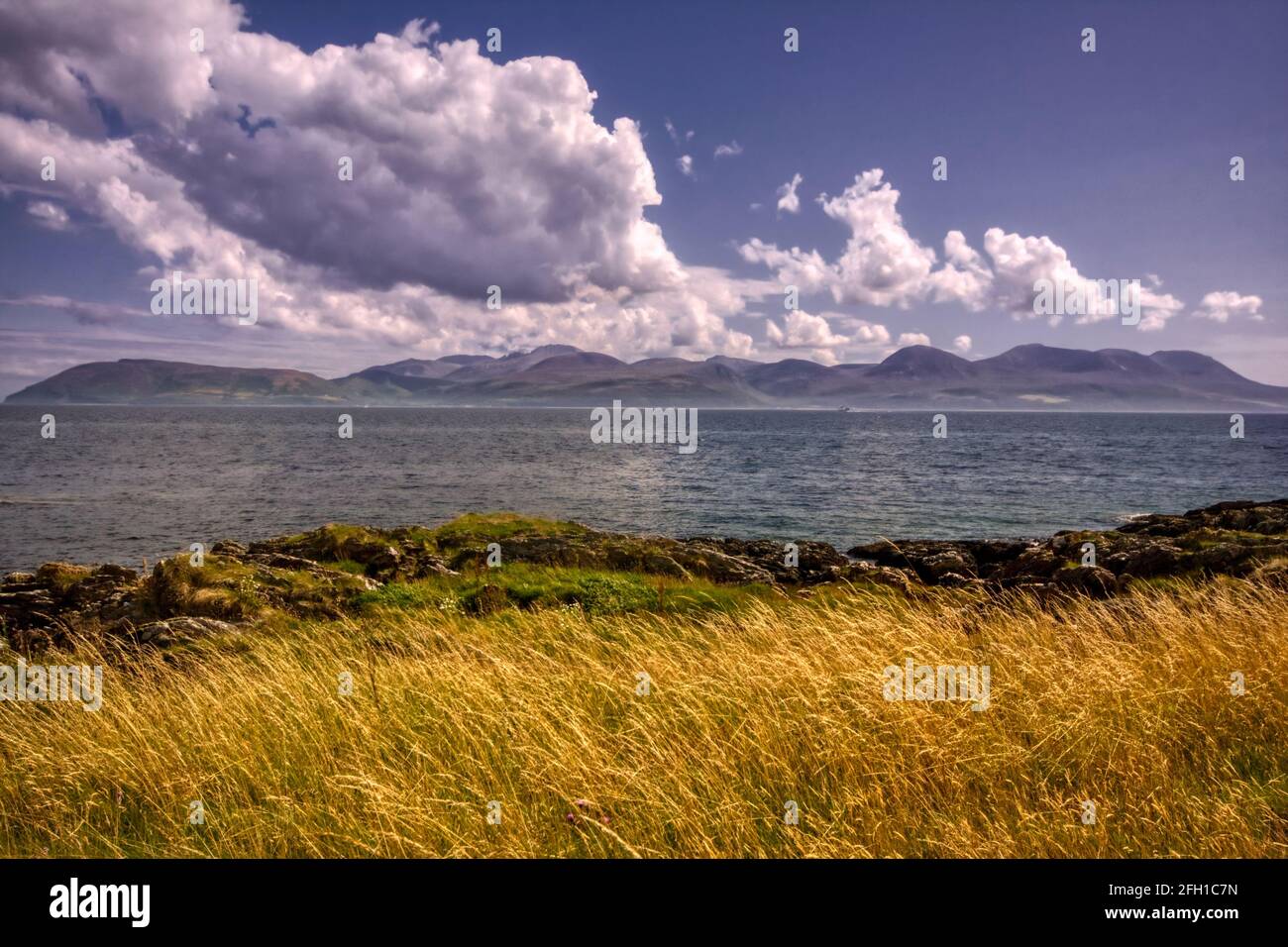 Aaron Island on a bright day Stock Photo - Alamy