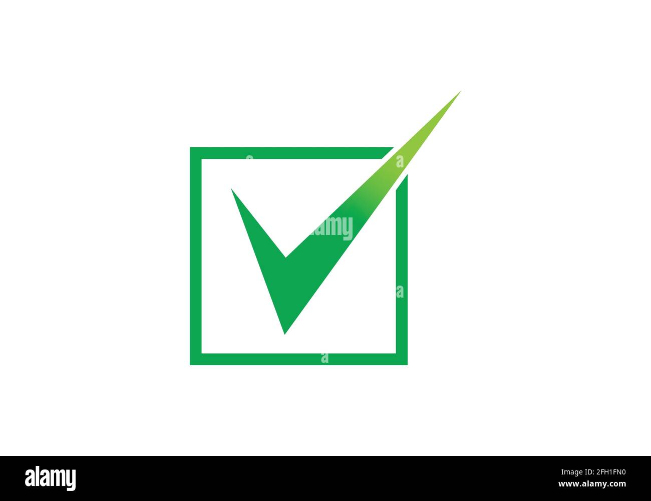 Check mark icon, Logo element illustration, check mark symbol design ...