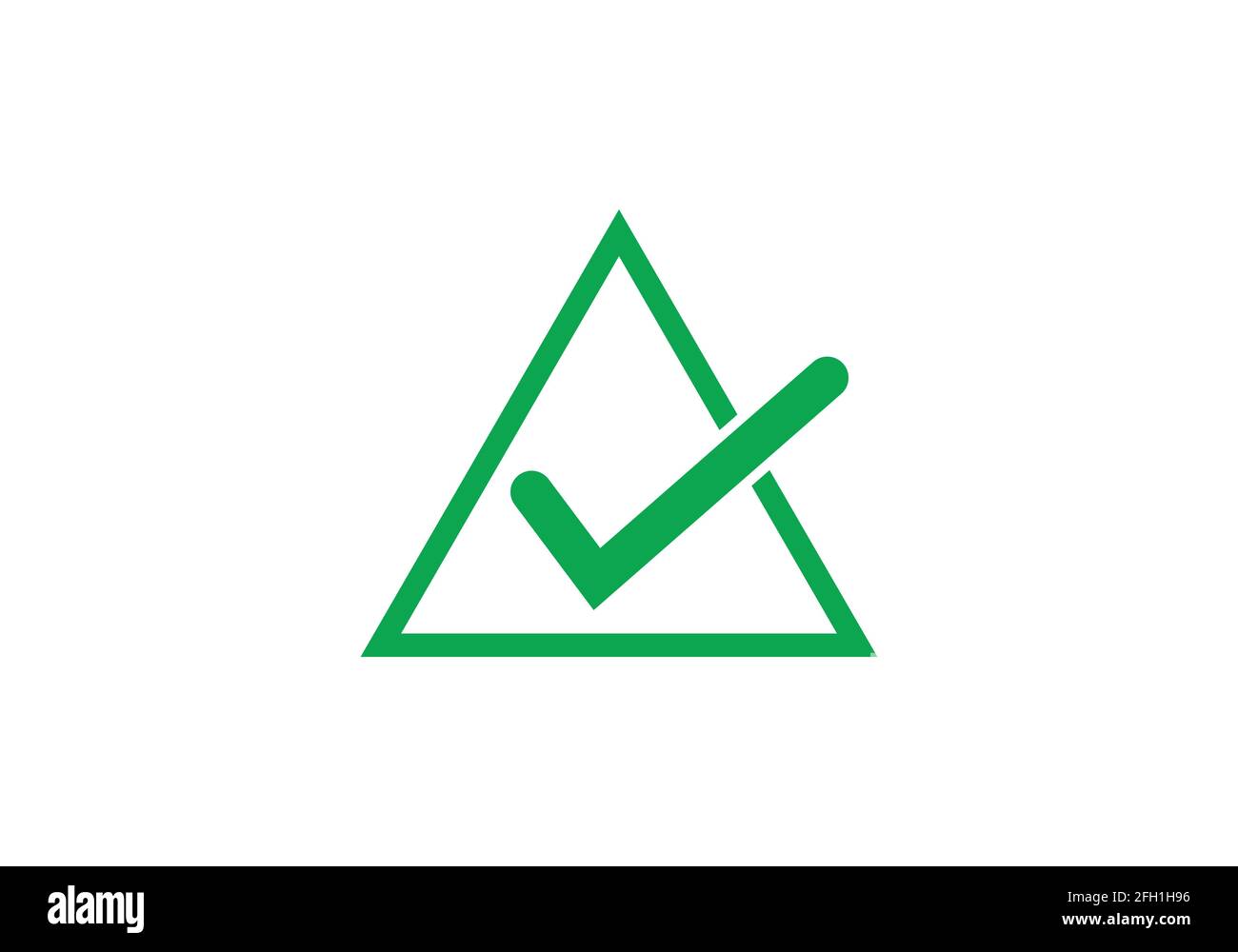 Check mark icon, Logo element illustration, check mark symbol design ...