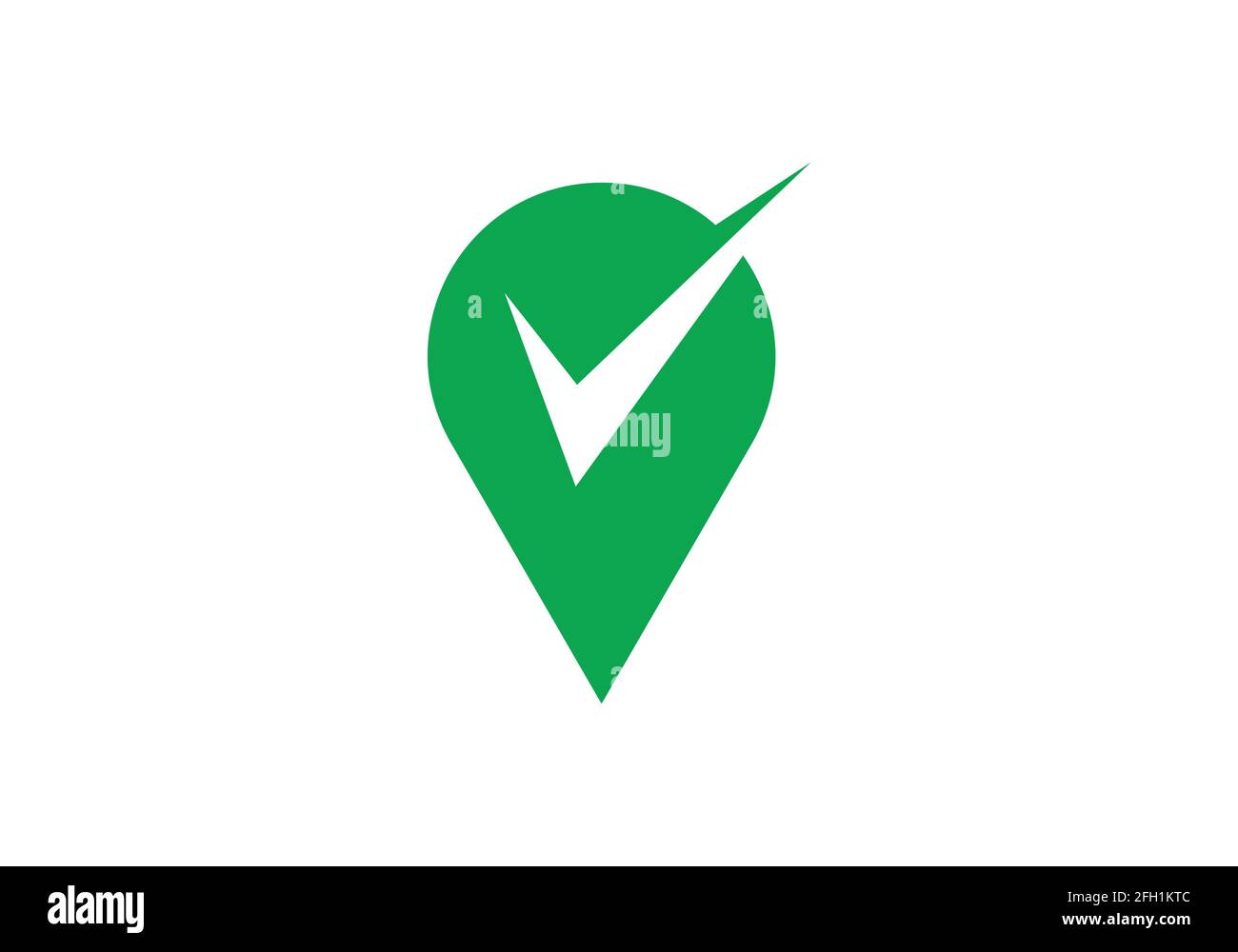 Check mark icon, Logo element illustration, check mark symbol design ...